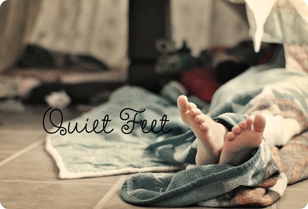 These Are The Days: { The letter I } is for Indoor Campout.